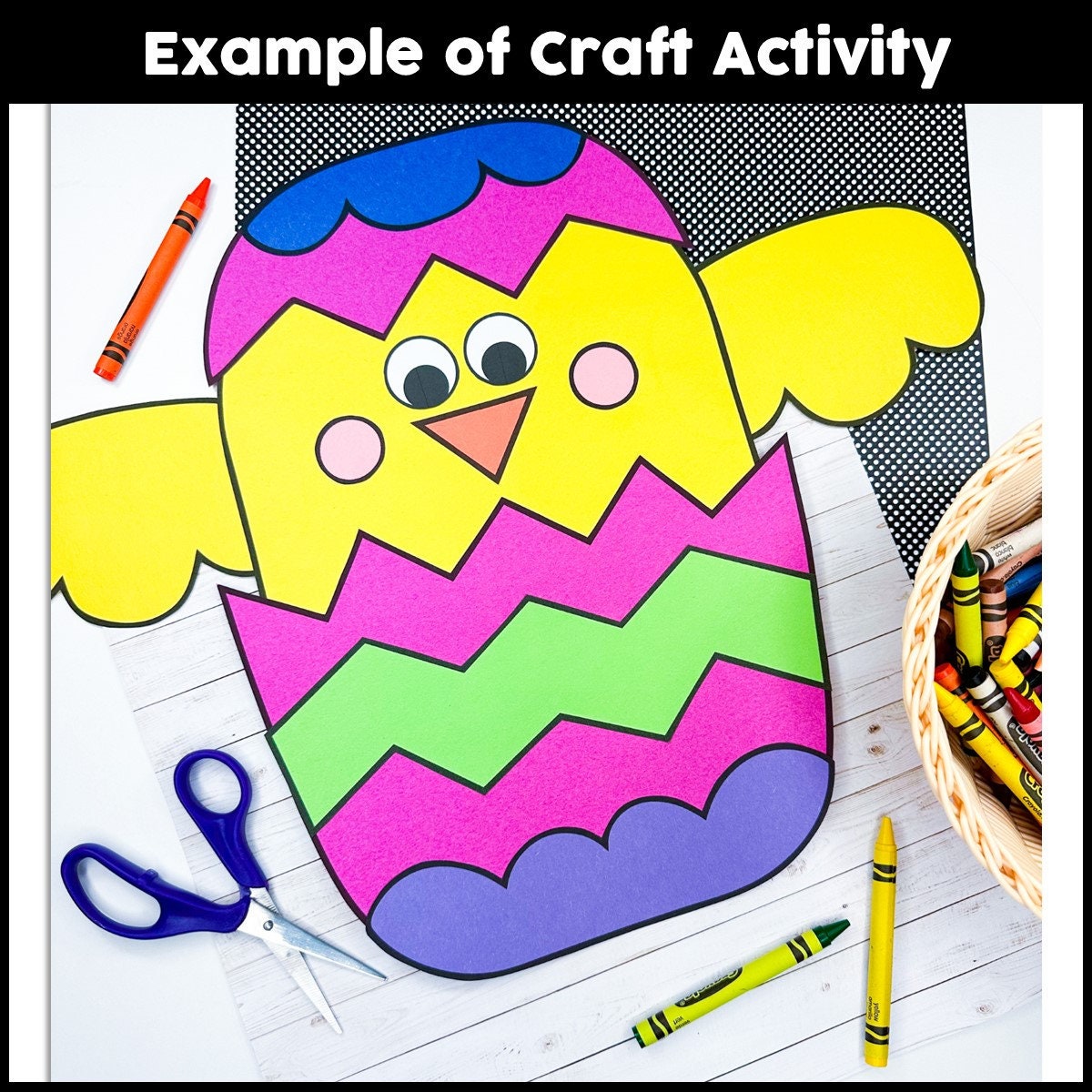 Spring Chick Craft | Easter Egg Template | Bulletin Board Ideas | March ...