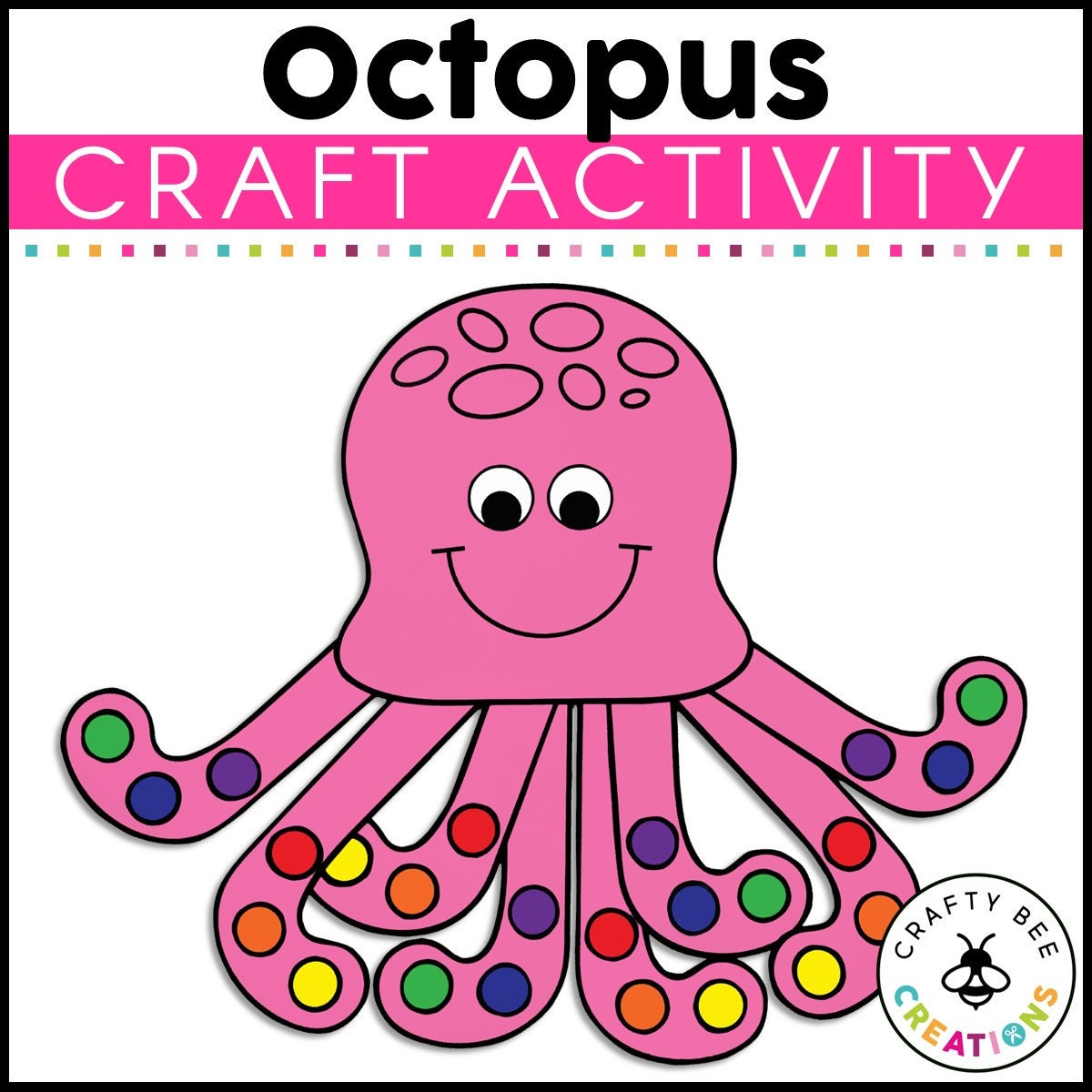 Octopus Craft Patterns Ocean Animals Activity Sea Life Ocean Habitat ...