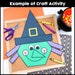 Witch Craft | Shape Craft Activity| Halloween Activities | Halloween ...