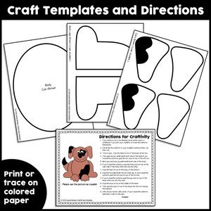 Dog Craft Patterns | Dog Craft for Kids | Dog Craft Template | Farm ...