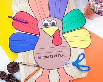 Turkey Craft | Shape Craft | Thanksgiving Craft | Turkey Activities ...
