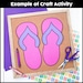 Flip Flops Craft | Flip Flop Pattern | Flip Flop Template | Summer ...