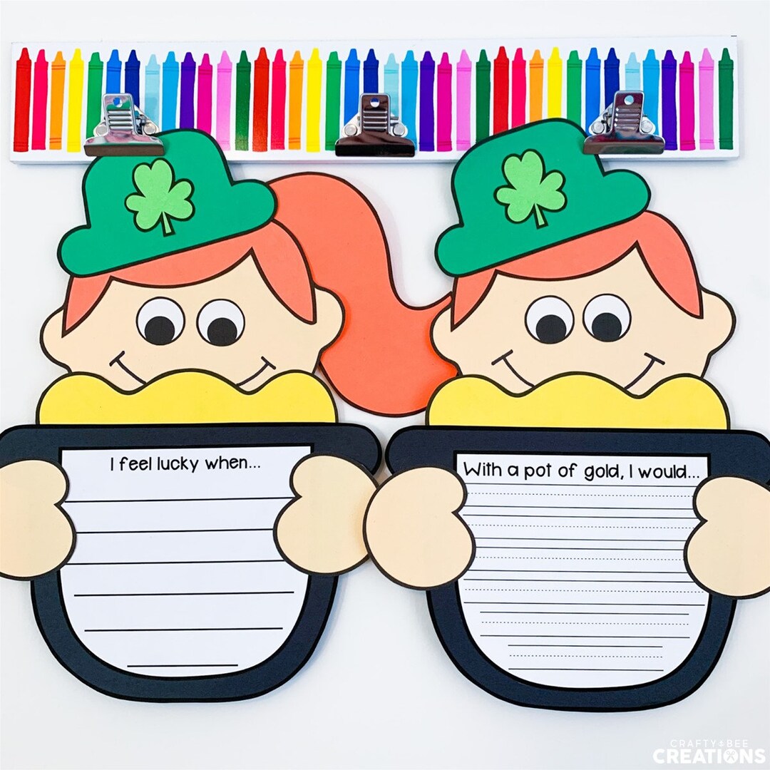 Leprechaun Craft Pattern | Leprechaun Template | St Patrick's Day ...