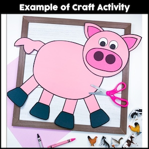 Pig Craft for Kids | Pig Craft Template | Paper Pig Patterns | Farm ...