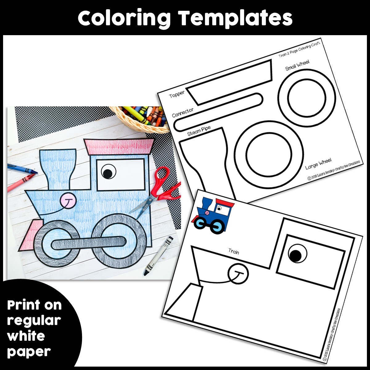 Train Craft for Kids | Transportation Crafts | Transportation ...