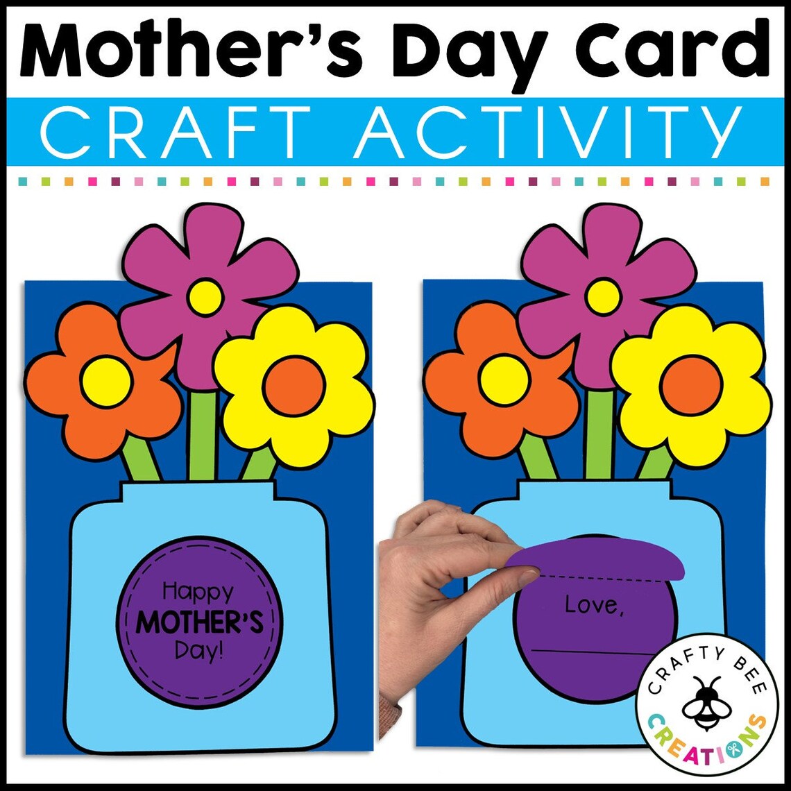 Mothers Day Card Art Craft May Writing Activities Gift Ideas ...