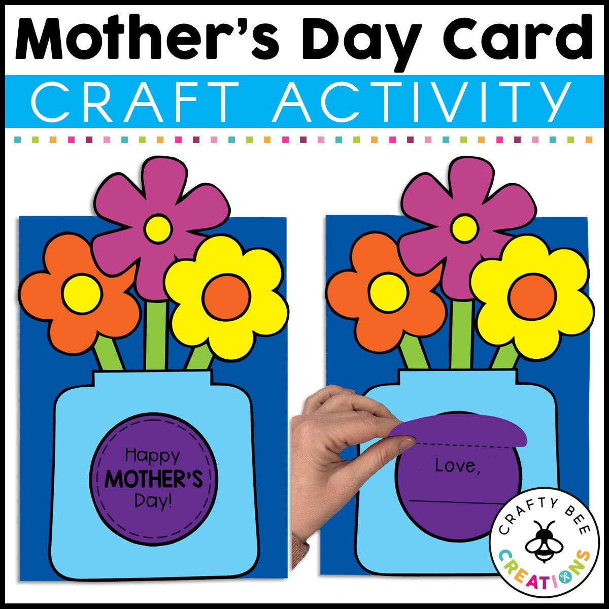 Mothers Day Card Art Craft | May Writing Activities | Gift Ideas ...