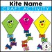 Kite Name Craft for Kids | Spring Activities | Summer | Kite Template ...
