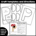 Letter P Craft Patterns | Pirate Craft | Alphabet Crafts | Uppercase ...