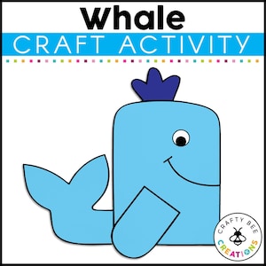 Whale Craft Patterns | Ocean Animals Activity | Sea Life | Ocean ...