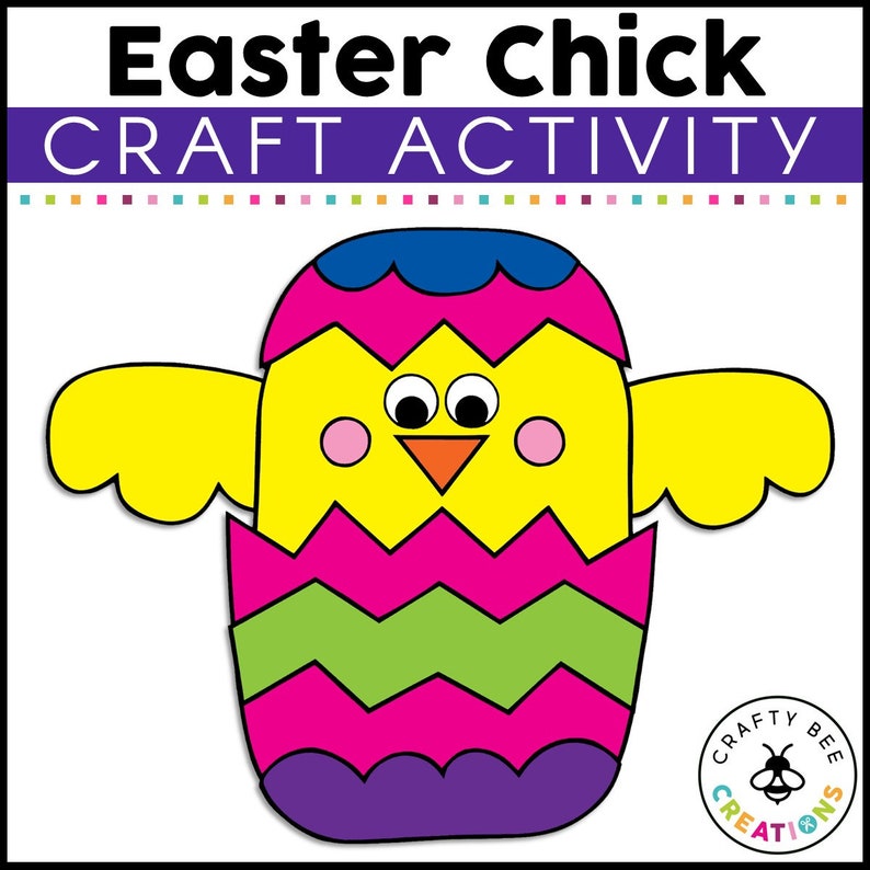 Spring Chick Craft | Easter Egg Template | Bulletin Board Ideas | March ...