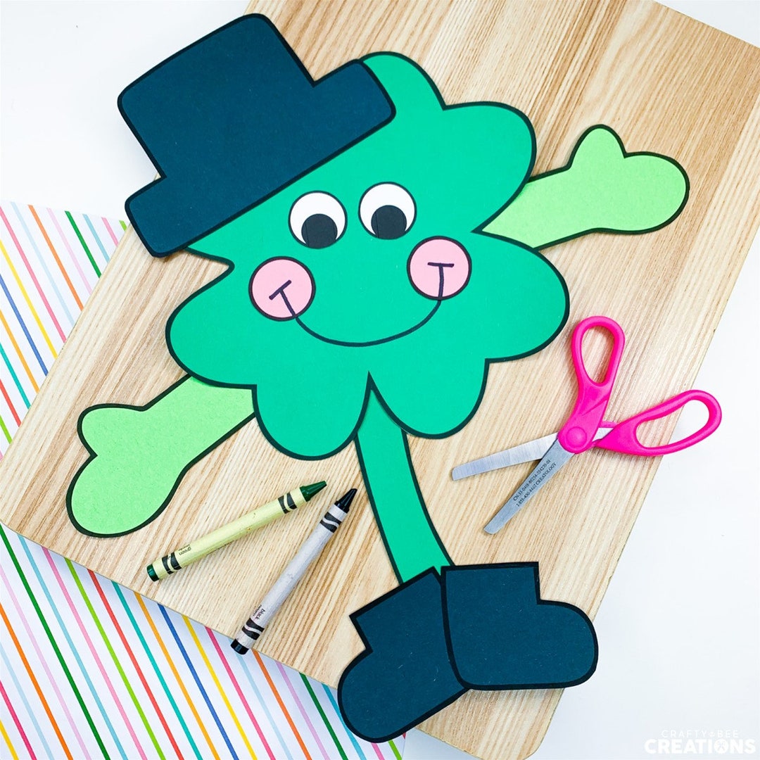 St. Patrick's Day Clover Craft Patterns | St. Patrick's Day Activities ...