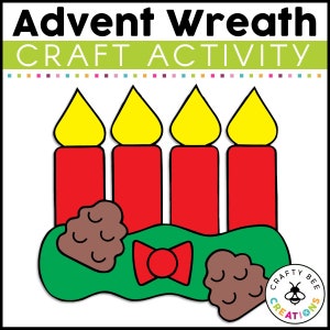Advent Wreath Craft | Holidays Around the World Craft | Christmas ...