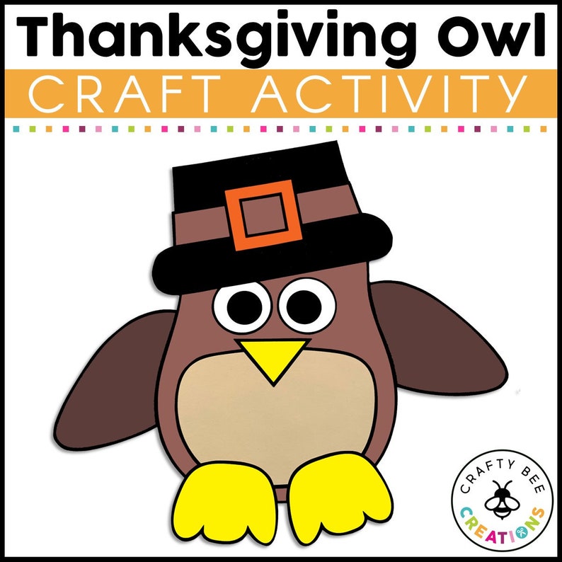 Thanksgiving Owl Craft | Thanksgiving Activities | Fall Bulletin Board ...