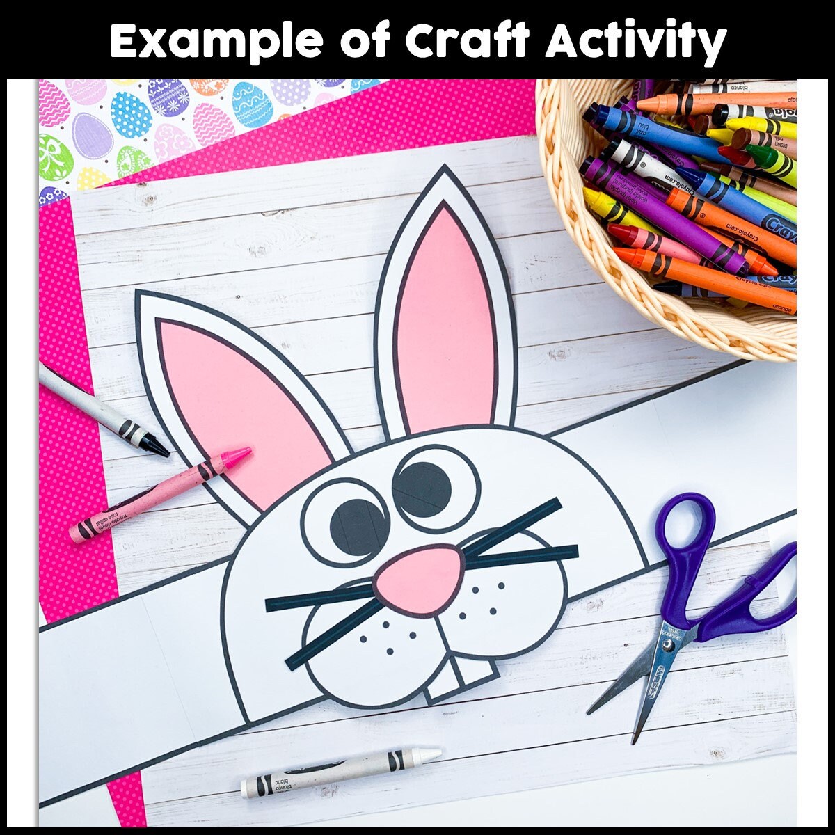 Easter Bunny Hat Craft for Kids | Rabbit Hat Craft | Bunny Hat Template ...