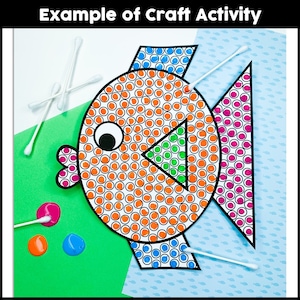 Summer Q Tip Painting Craft | Fine Motor Activities | Kindergarten ...