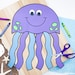 Jellyfish Craft Patterns | Ocean Animals Activity | Sea Life | Ocean ...