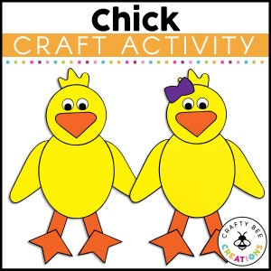 Easter Craft for Kids | Chick Craft Patterns | Life Cycle of a Chicken ...