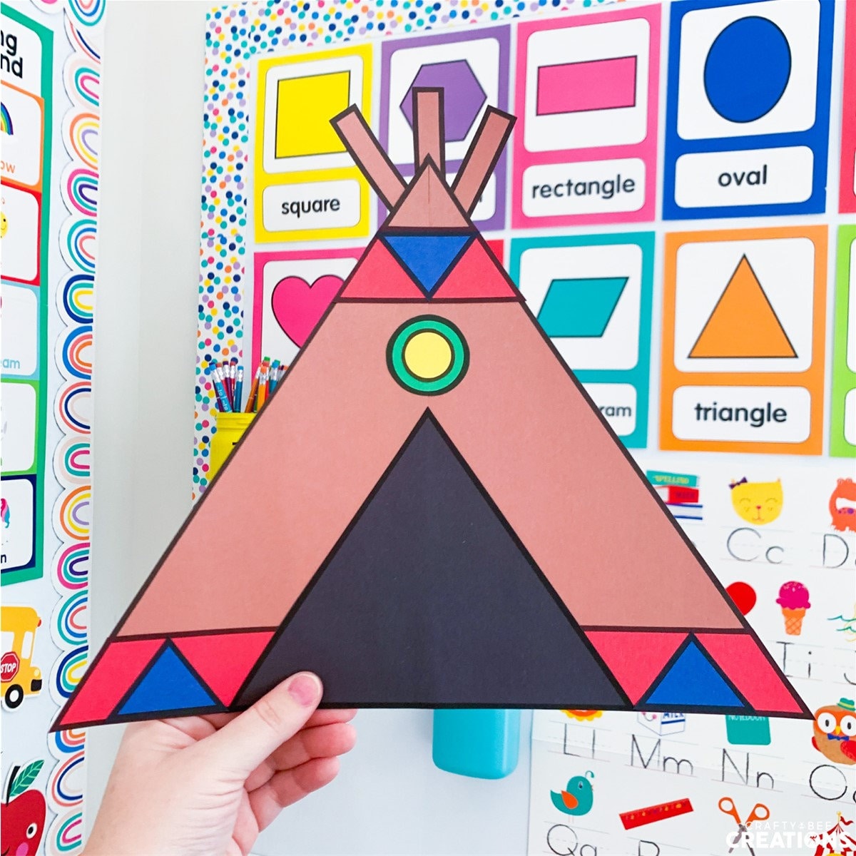 Teepee Craft Activity Thanksgiving Craft Thanksgiving Activities ...