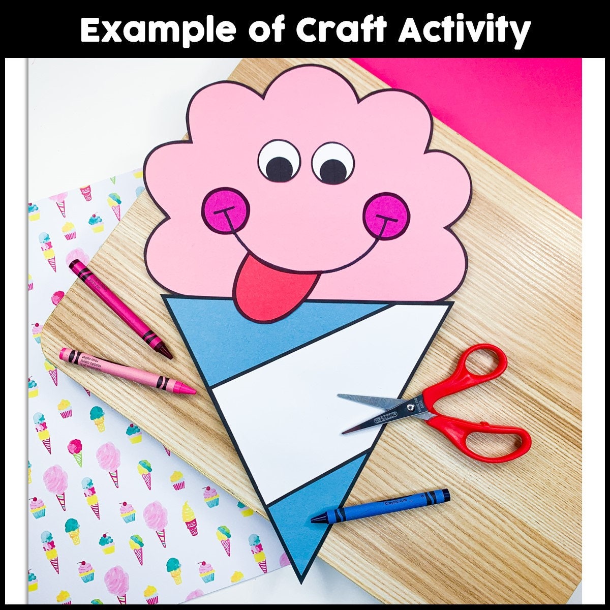 Cotton Candy Craft | Circus Crafts | Circus Activities | Summer ...