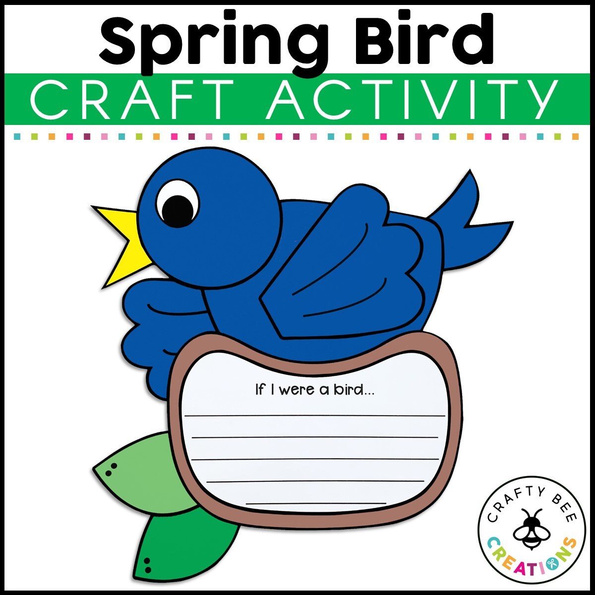 Bird Craft Patterns | Spring Bulletin Board | Spring Activities ...