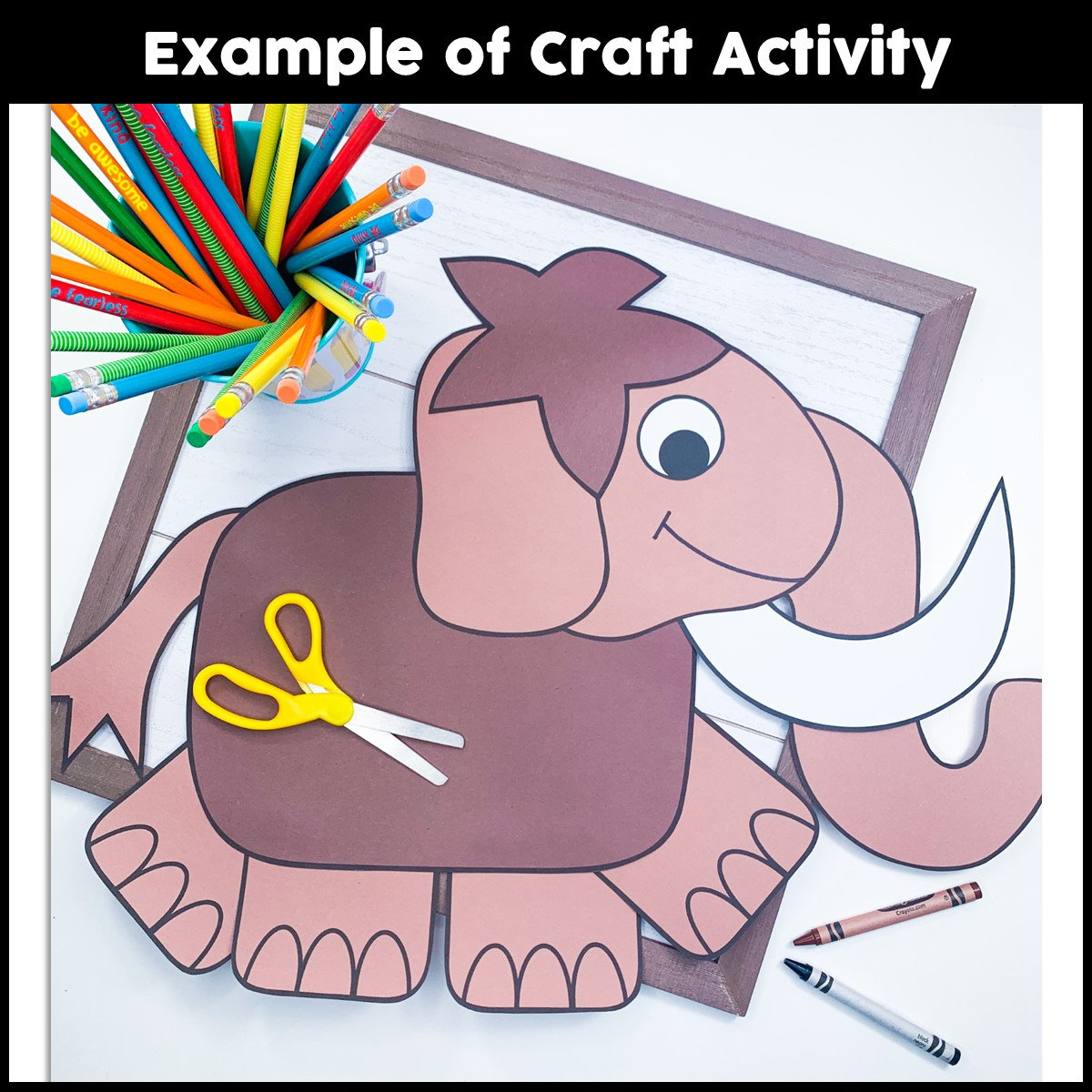 Woolly Mammoth Craft Ice Age Craft Activities How to Wash a Woolly ...