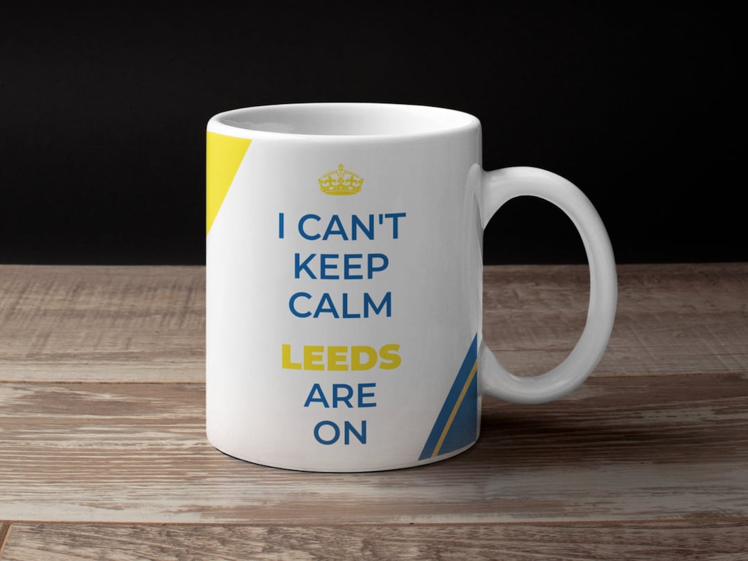 Leeds Fan Coffee Mug, 11 Oz Ceramic Tea Cup, Funny Father's Day Gift ...