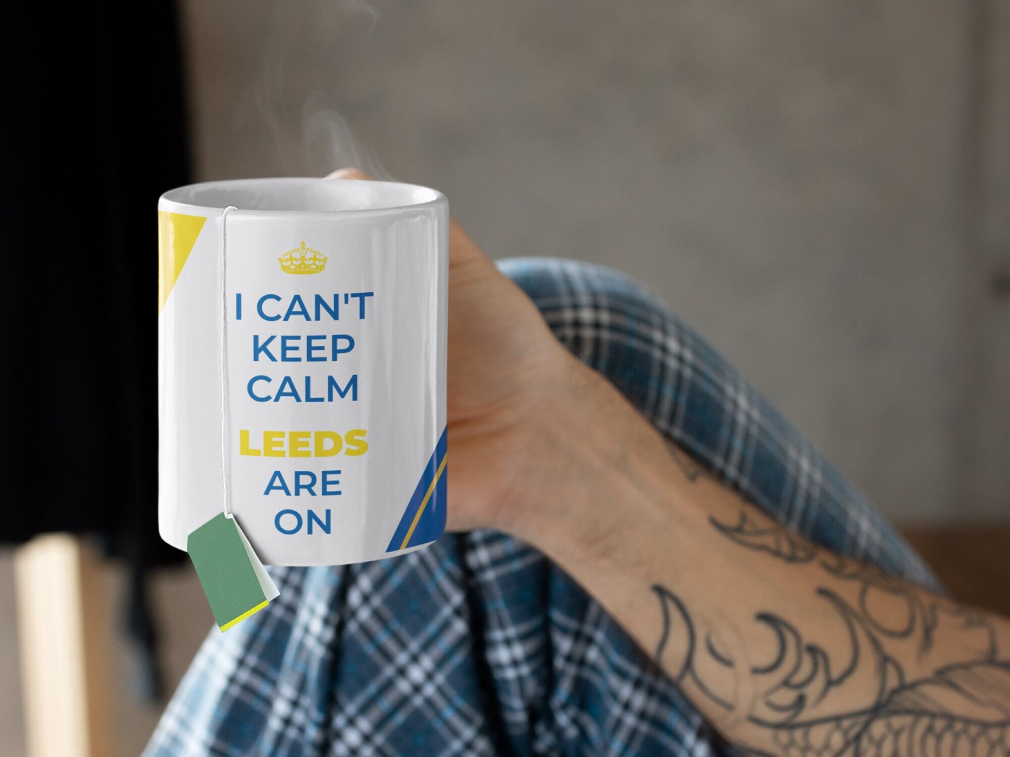 Leeds Fan Coffee Mug, 11 Oz Ceramic Tea Cup, Funny Father's Day Gift ...