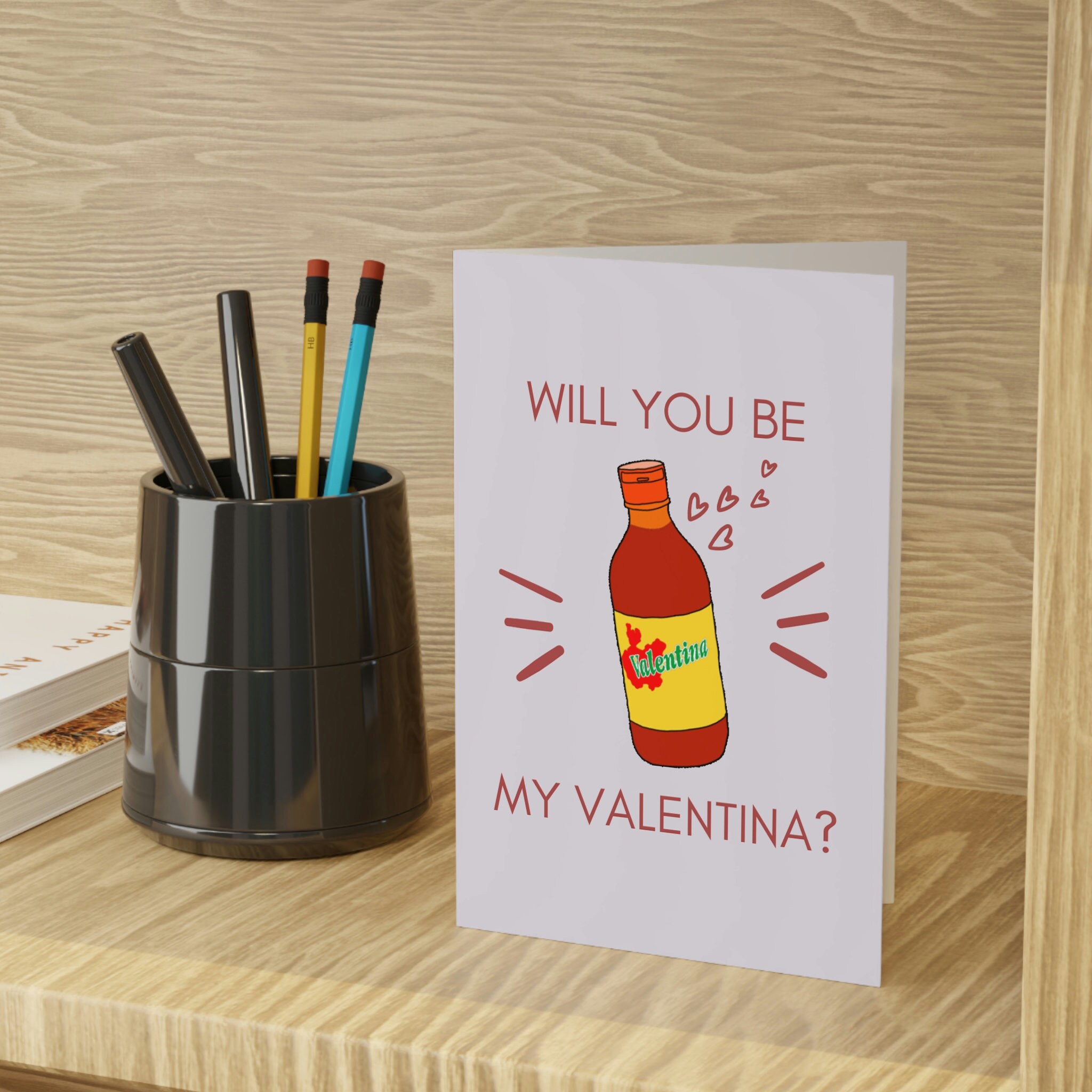 Will You Be My Valentina? Greeting Card; Valentines Day; Hispanic ...