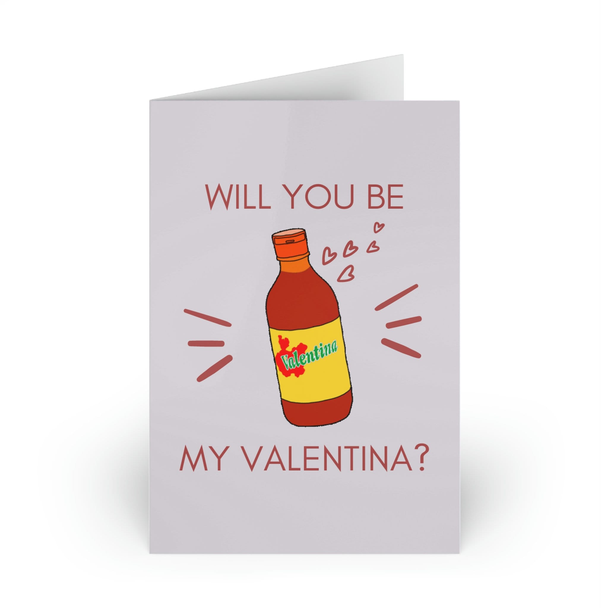 Will You Be My Valentina? Greeting Card; Valentines Day; Hispanic ...