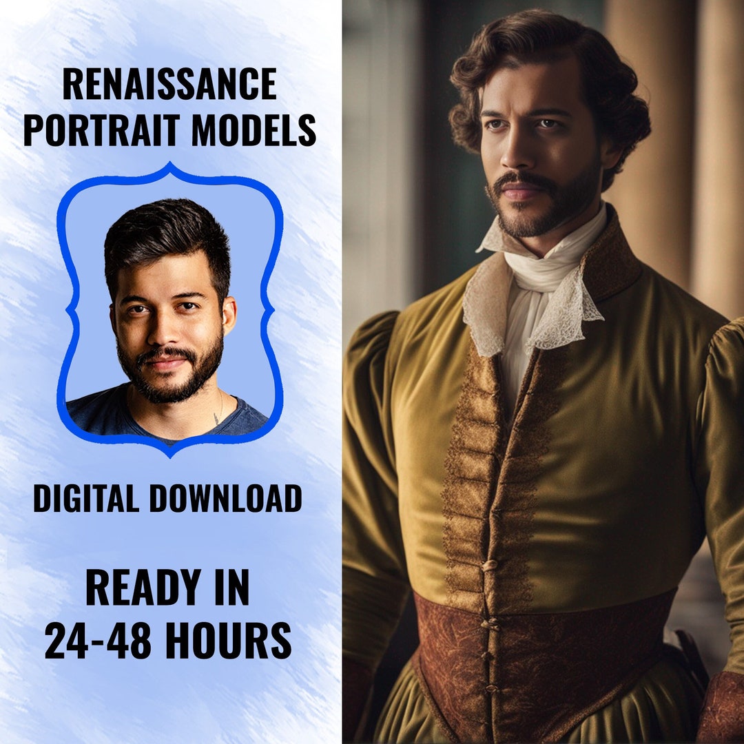 Custom Renaissance Portrait From Photo | Custom Portrait | Unique AI ...