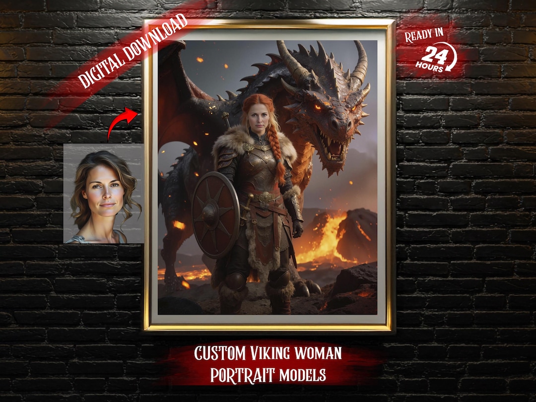 Custom Viking Portrait From Photo, Digital Download - Etsy