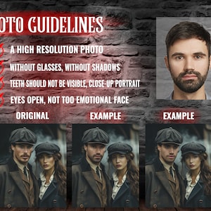 Custom Mafia Couple Portrait From Photo, Gangster, Criminal Portraits ...