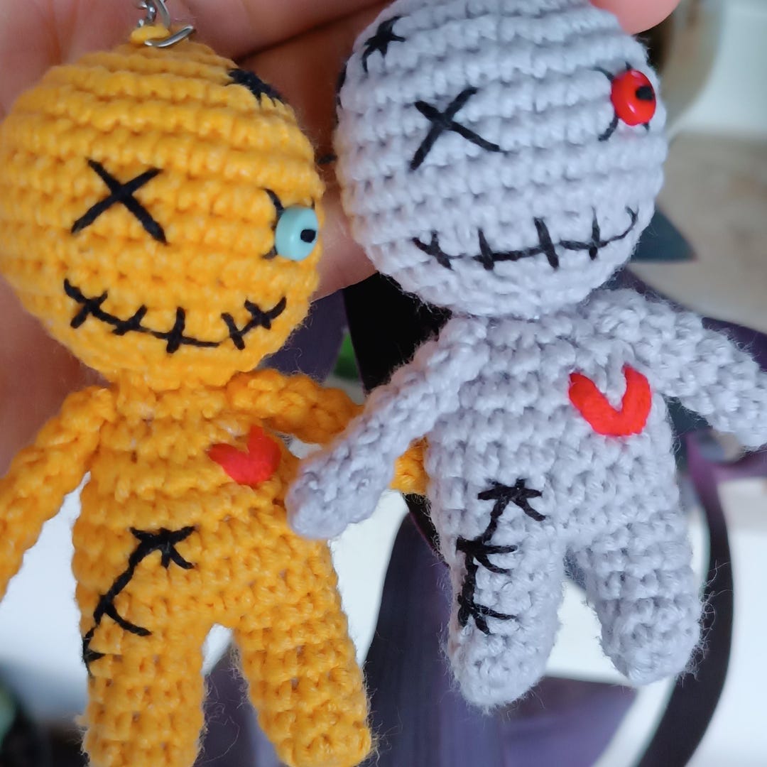 Voodoo Prints, Voodoo Amigurumi, Gift for Son, Crochet Bag Holder ...