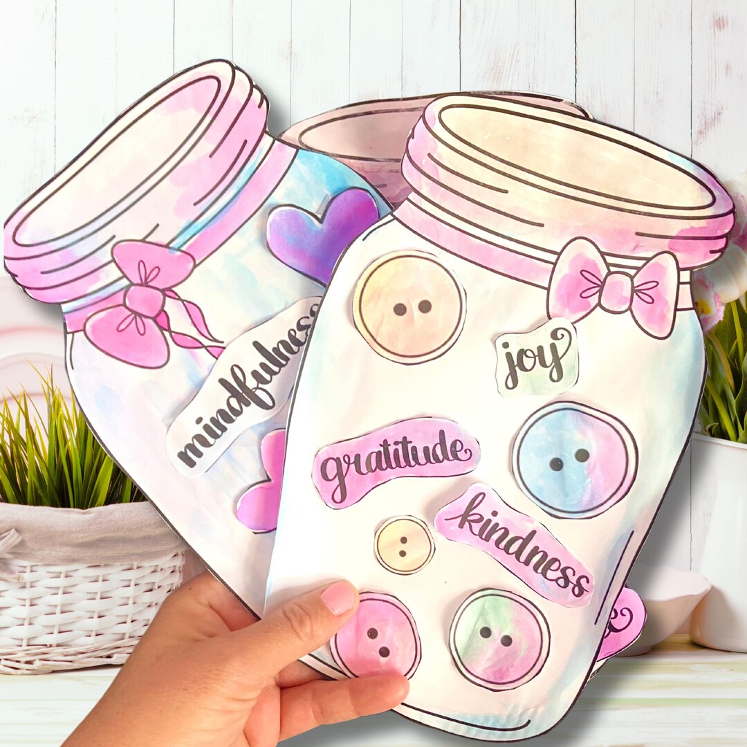 Printable New Year Affirmation Mason Jar Craft | New Year Color ...