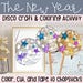 Printable New Years Eve Disco Ball Coloring Stick Craft for Kids | New ...
