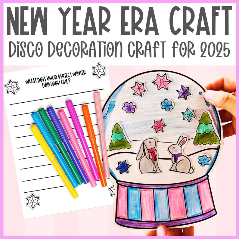 Printable Build A Snow Globe Winter Craft and Writing Prompts Kid Paper ...