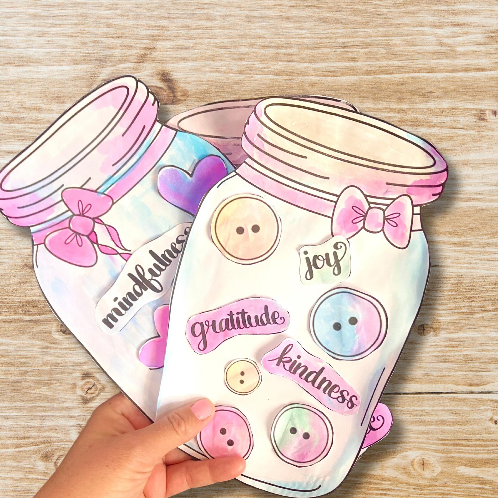 Printable New Year Affirmation Mason Jar Craft | New Year Color ...