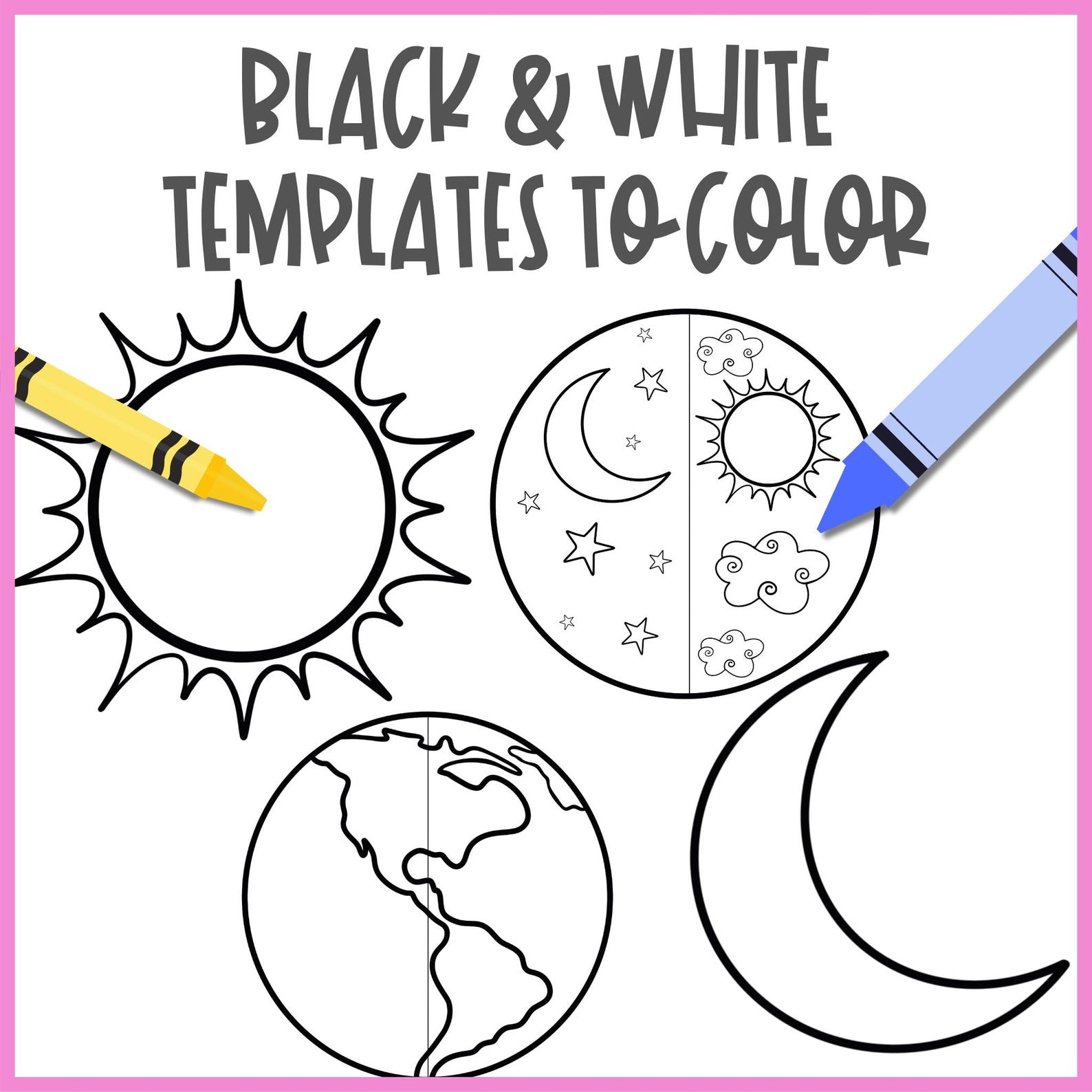 Printable Kindergarten Spring Equinox Craft March Vernal Equinox ...