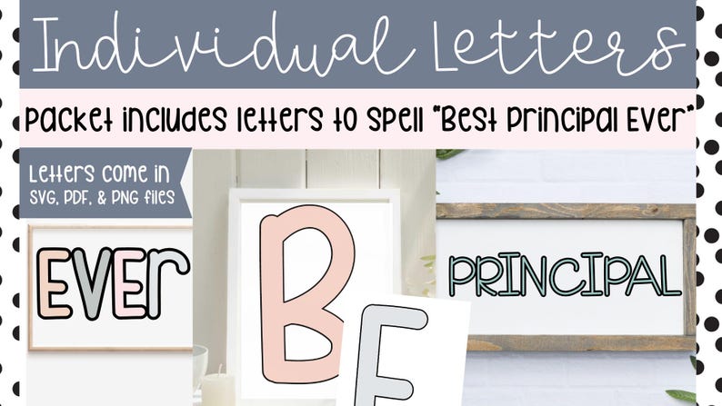 DIY Printable Principal Appreciation Day Bulletin Board Boho Letters ...
