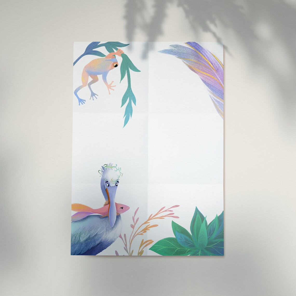 Pelican Clipart, Leaves and Frog Clipart, Pelican Clipart PNG ...