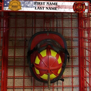 Metal Personalized Fire Locker Name Tags - Etsy