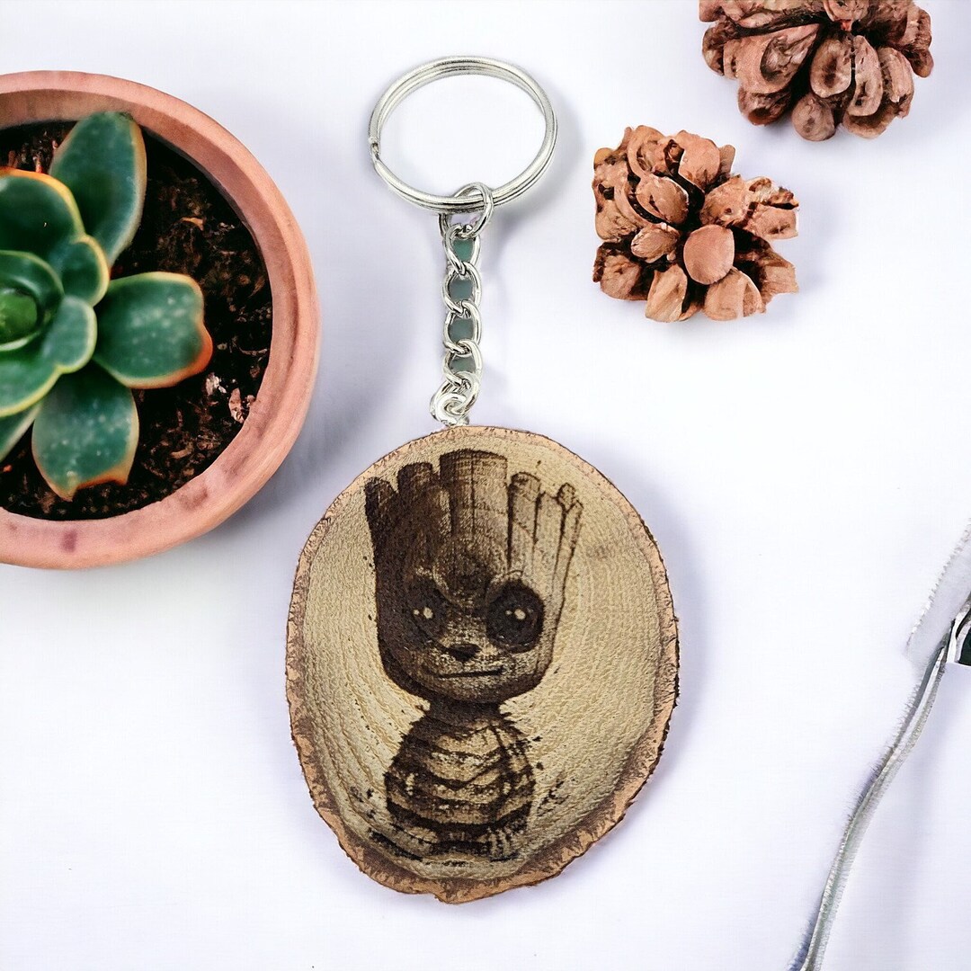 Groot Guardians Handmade and Natural One-of-a-kind Laser Engraved ...
