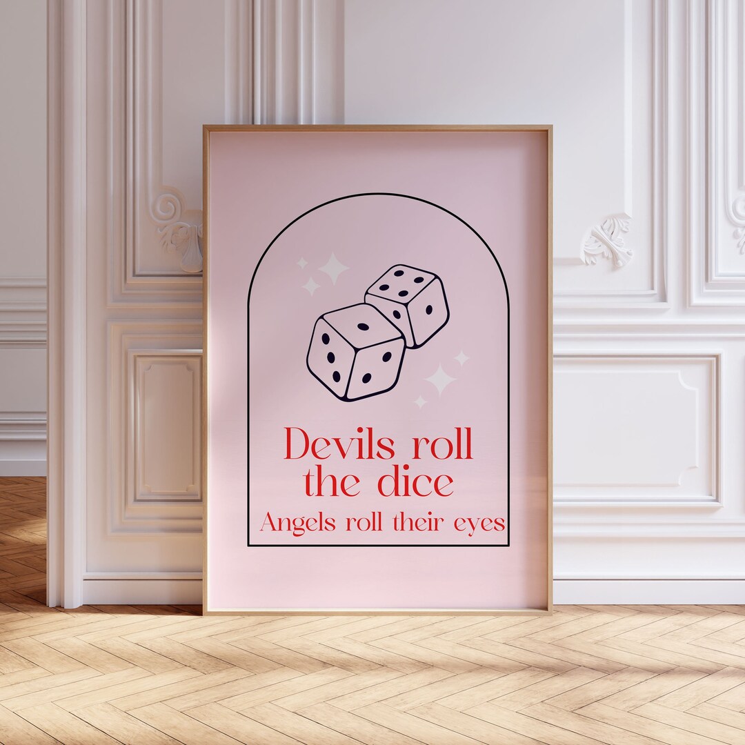 Devils Roll the Dice Print, Cruel Summer Print, Taylor Swift Print ...