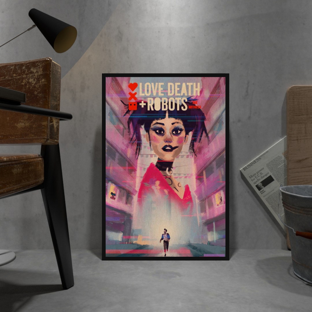 Love Death Robots Retro Poster, Kraft Paper Print, Movie Wall Art Gift ...