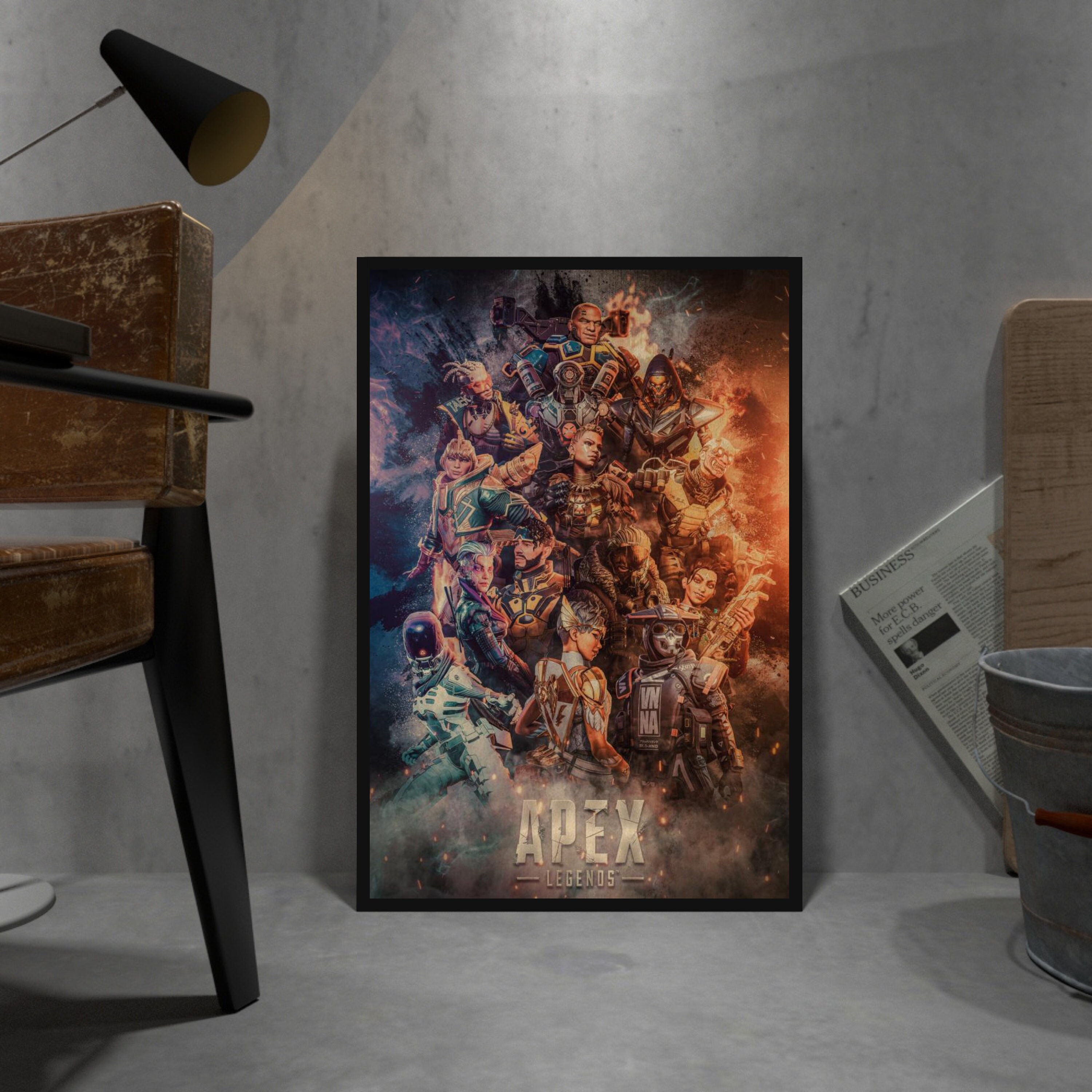 Apex Legends Poster, Kraft Paper Print, Movie Wall Art Gift, Anime Wall ...