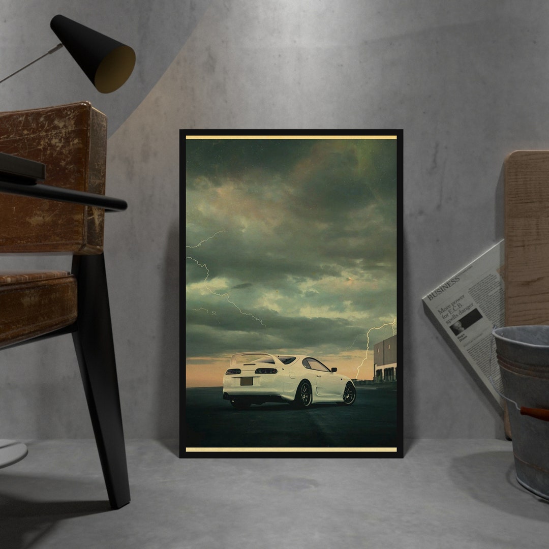 Jdm Car Retro Poster Kraft Paper Print Movie Wall Art Gift - Etsy