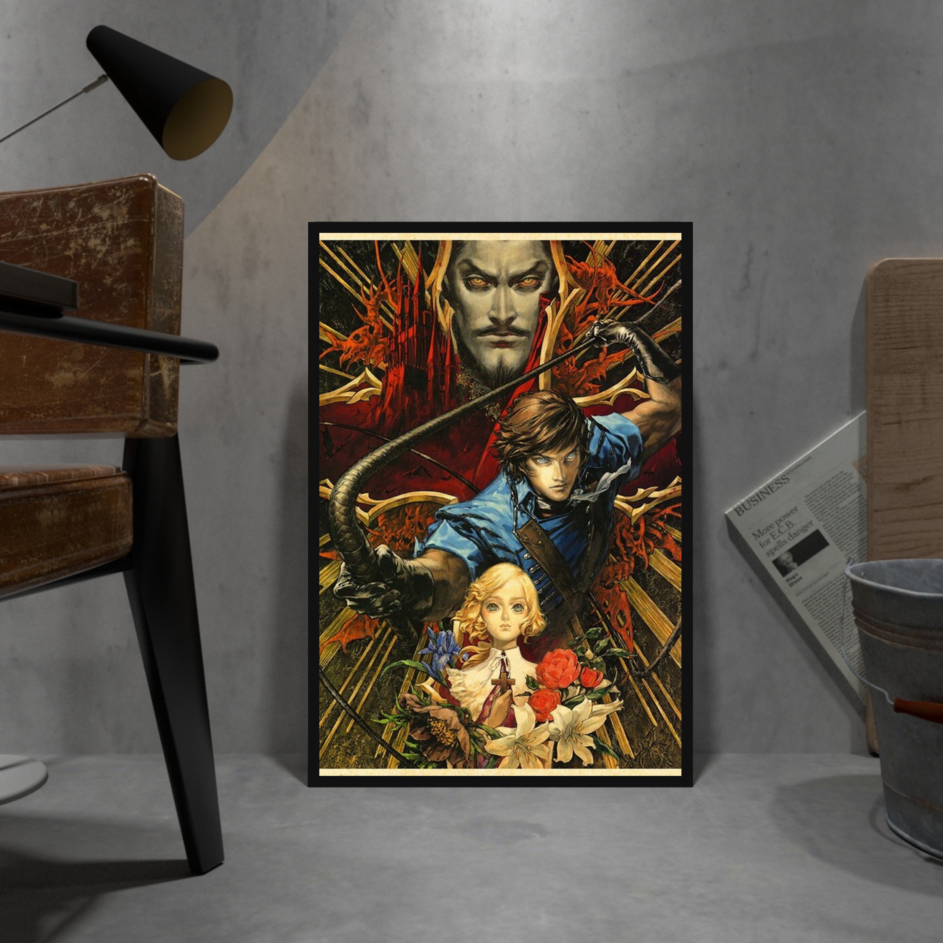 Castlevania Retro Poster Kraft Paper Print Movie Wall Art - Etsy Canada