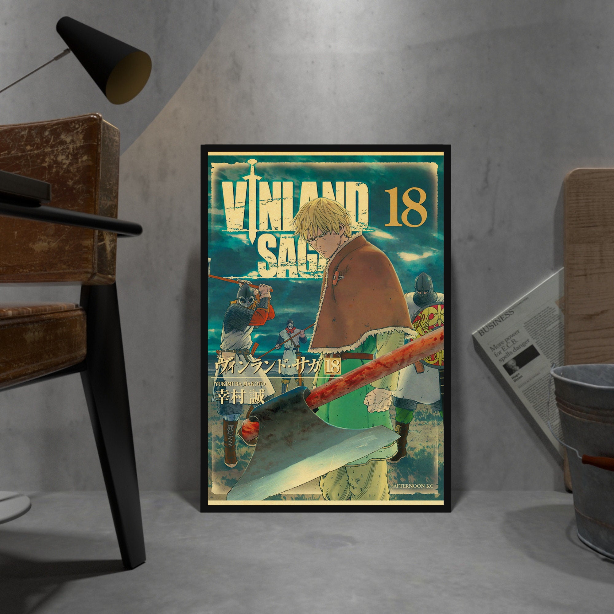 Vinland Saga Retro Poster Kraft Paper Print Movie Wall Art - Etsy