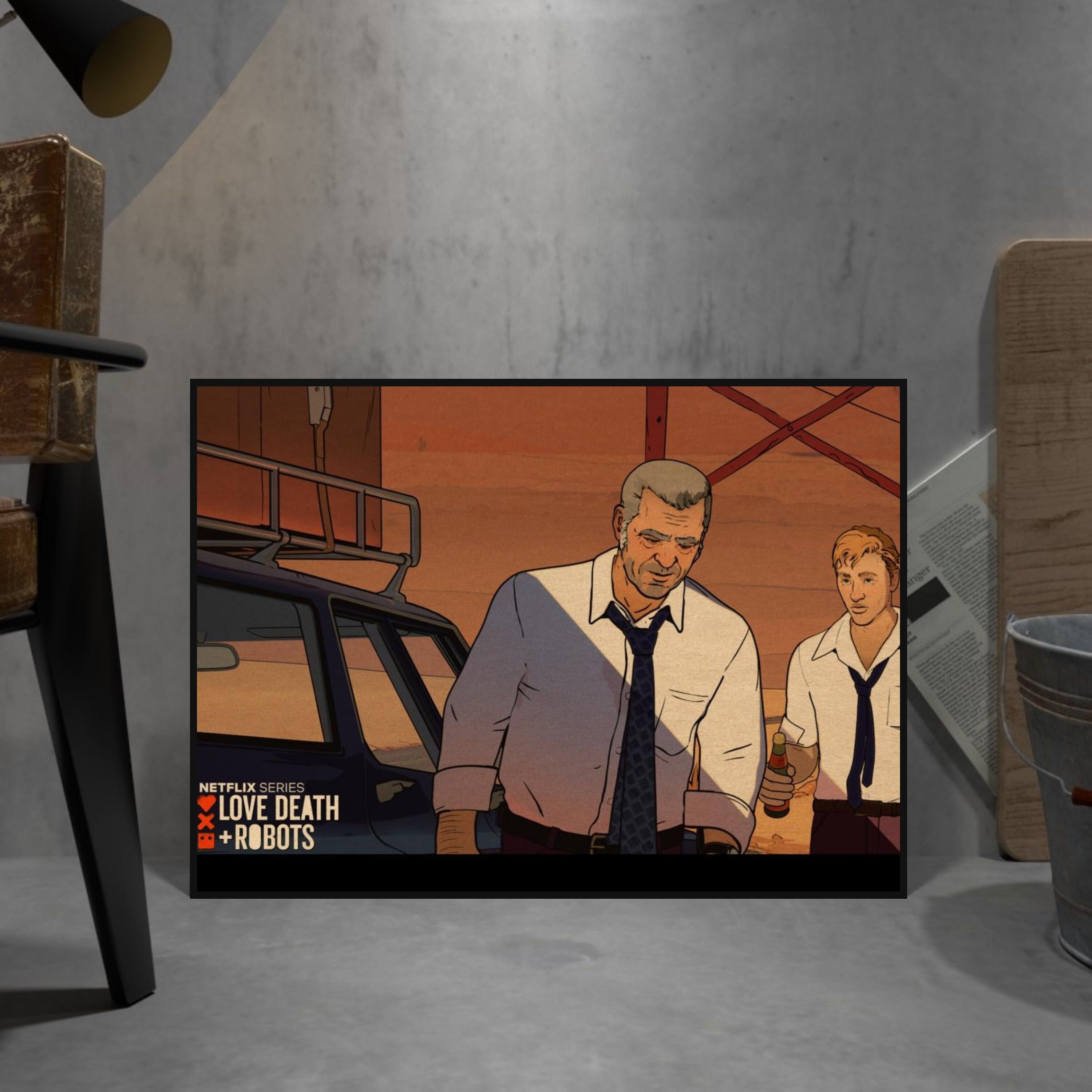 Love Death Robots Retro Poster Kraft Paper Print Movie Wall - Etsy